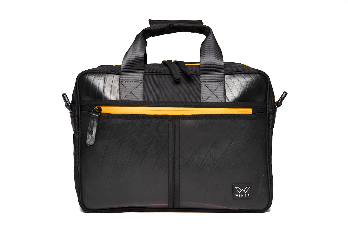 Elegant Eagle Recycled Laptop Bag - Ecowings