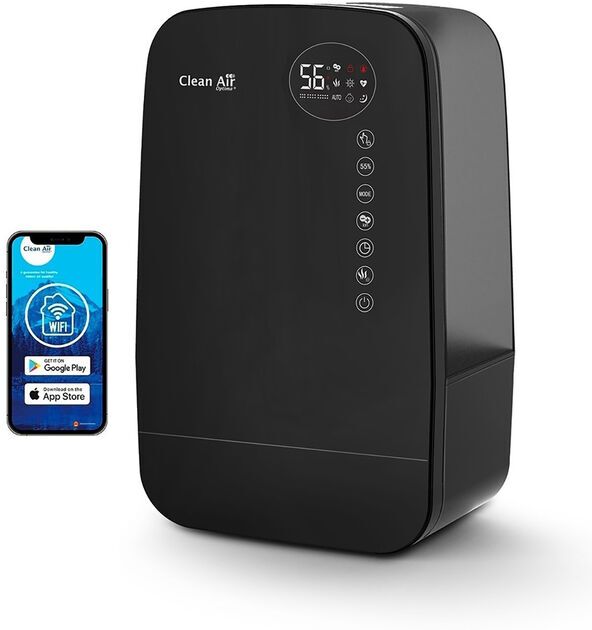 Clean Air Optima Humidifier with ionizer CA-607B Smart - from ...