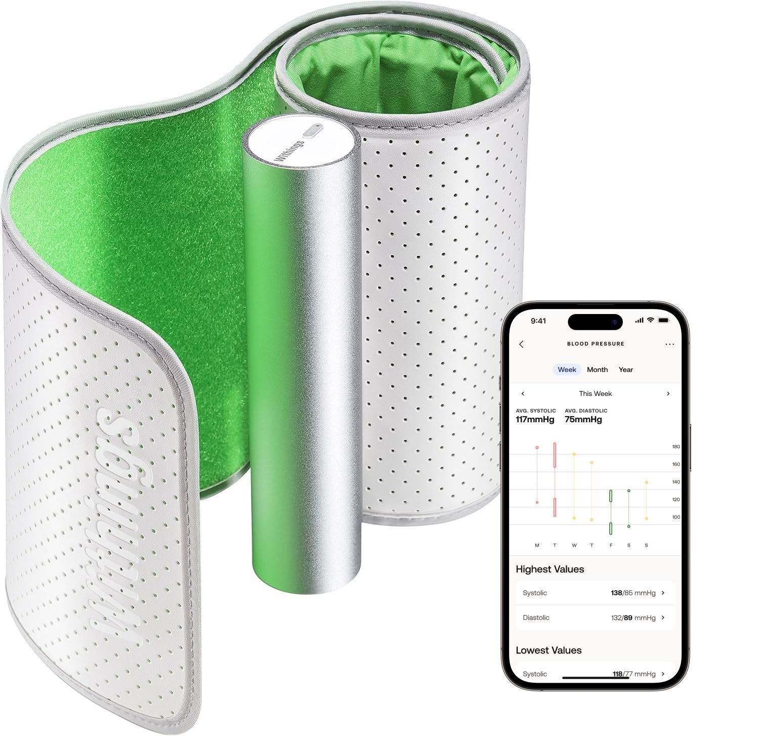 Withings Wireless Blood Pressure Monitor from 90 Refurbished with a 30 Day Free Trial